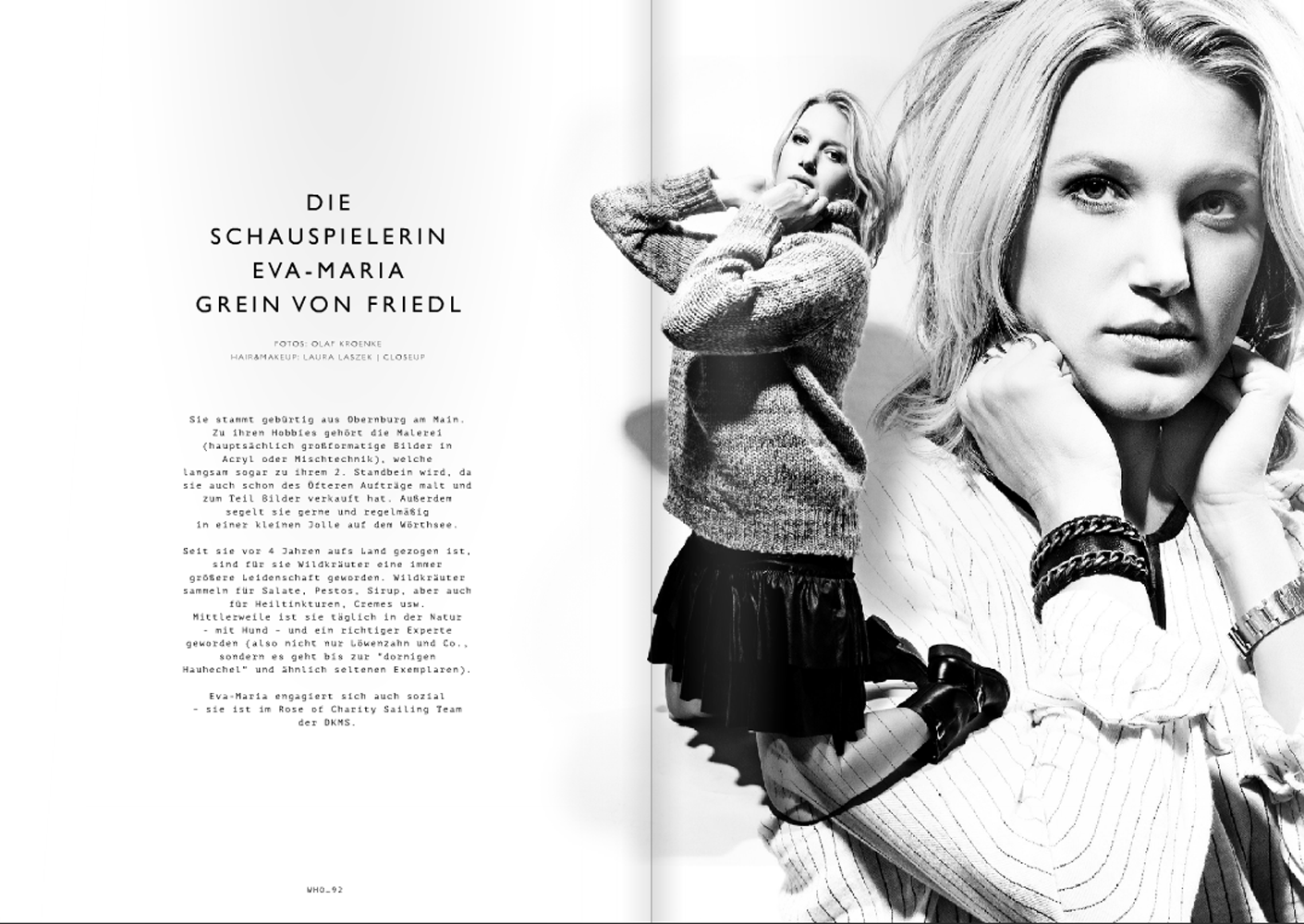 Close Up Agency | Who Mag | Eva Maria Grein v Friedl
